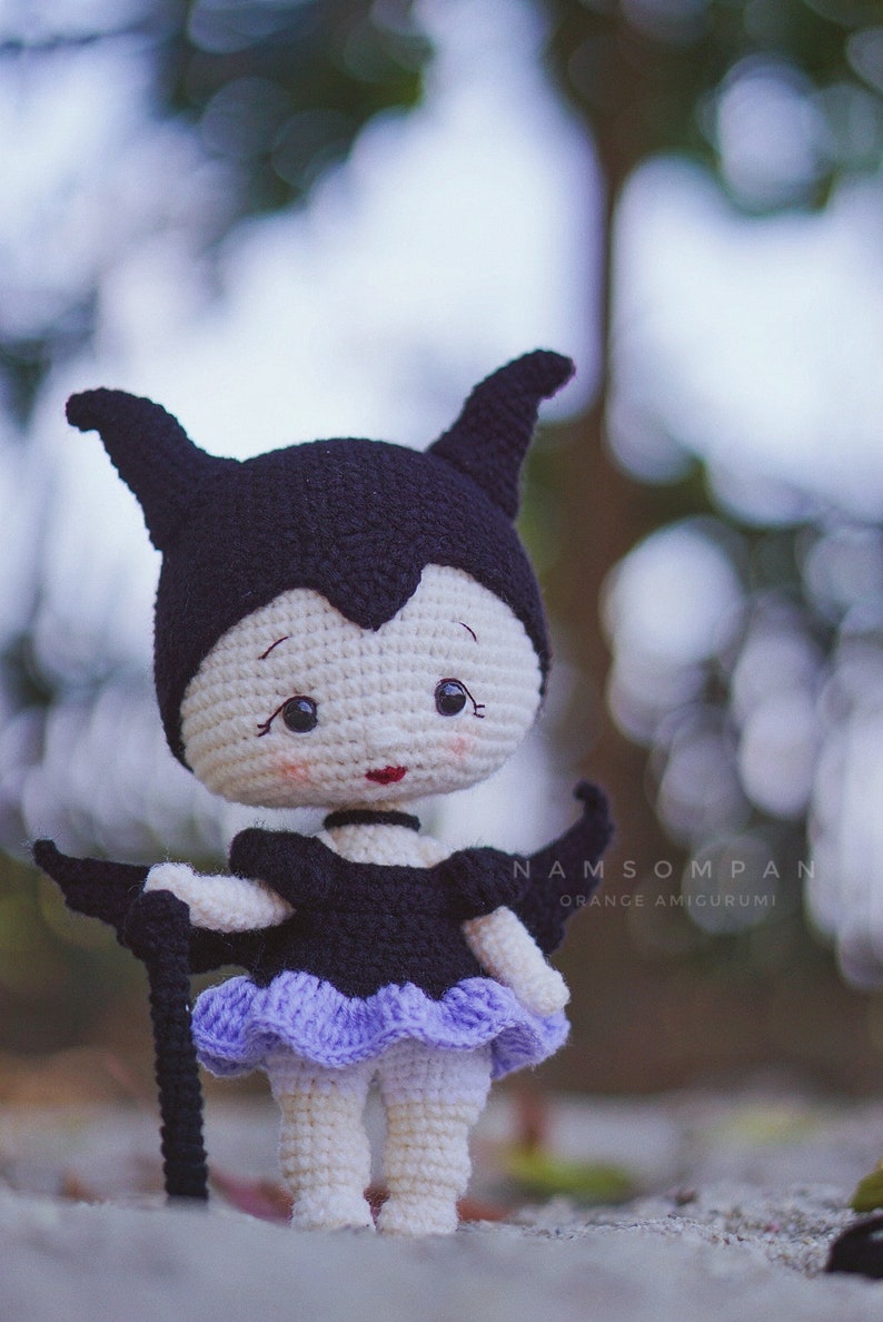 PDF Pattern-crochet Amigurumi Maleficent Pattern Digital - Etsy