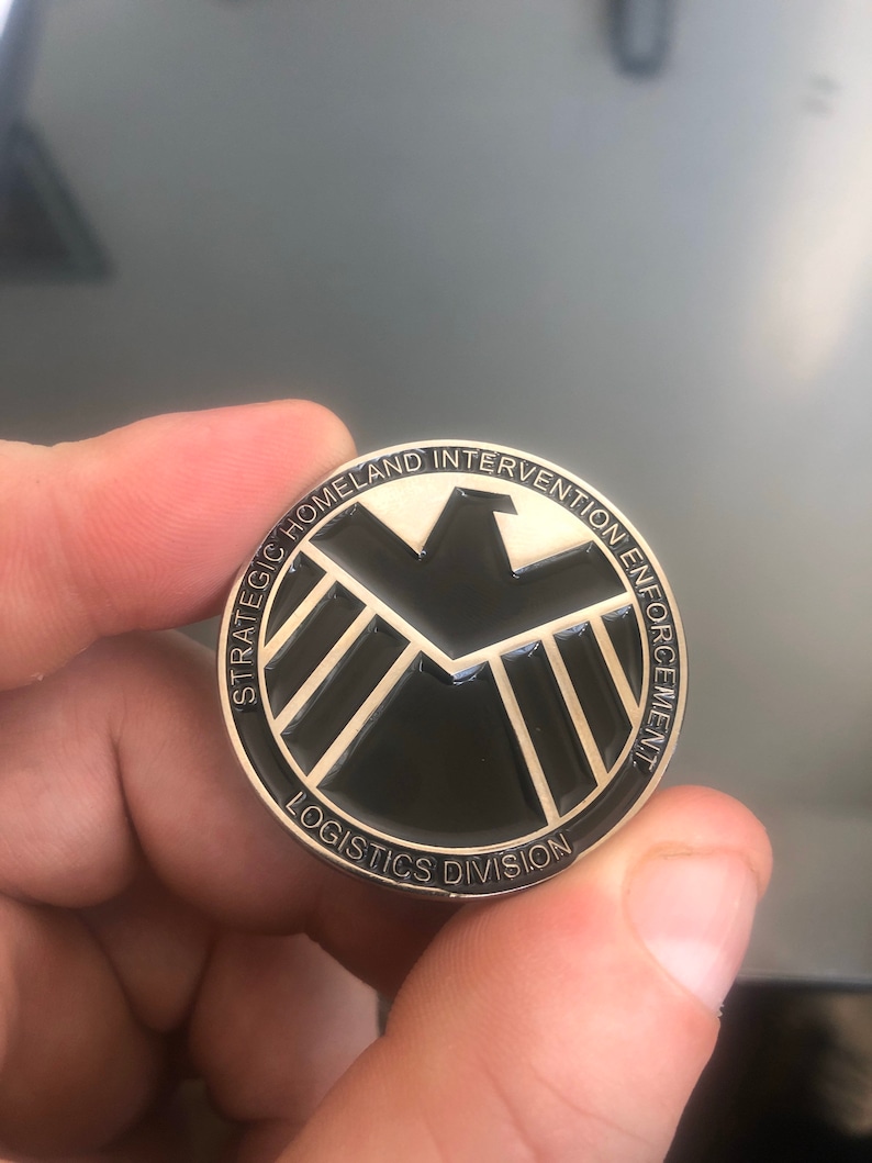 Marvel Agents of S.H.E.I.L.D / Hydra Silver Coin Champions LCG - Etsy