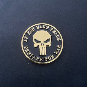 Punisher Challenge Coin - Etsy