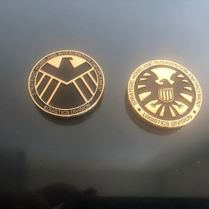 Marvel Agents of S.H.E.I.L.D Shield Challenge Coin Champions LCG - Etsy