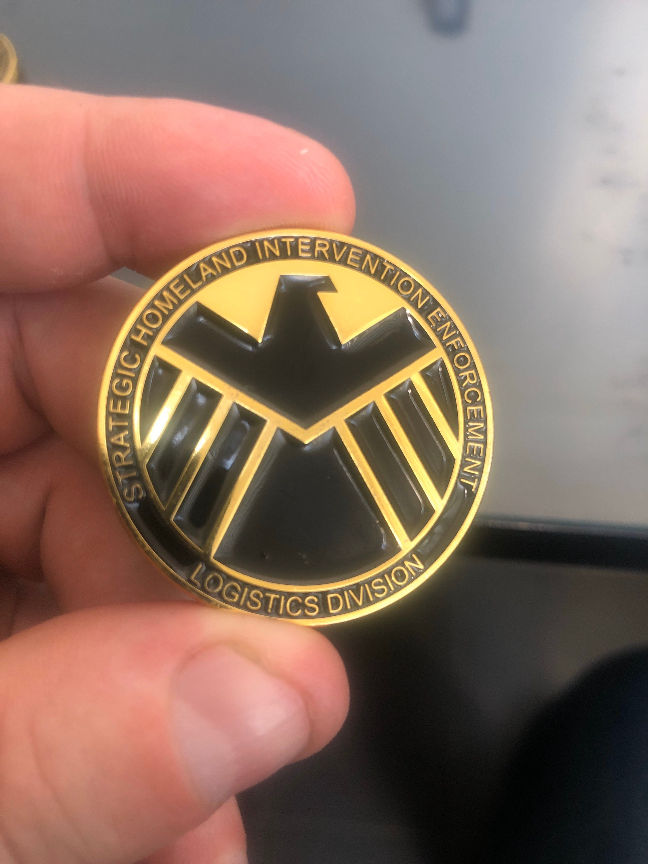 Marvel Agents of S.H.E.I.L.D / Hydra Gold Coin Champions LCG - Etsy ...