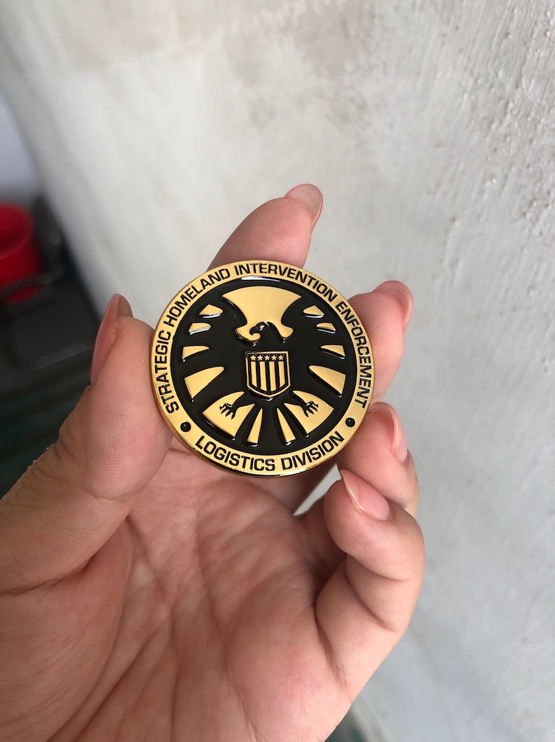 Gold Marvel Agents of S.H.E.I.L.D Shield Challenge Coin - Etsy Australia