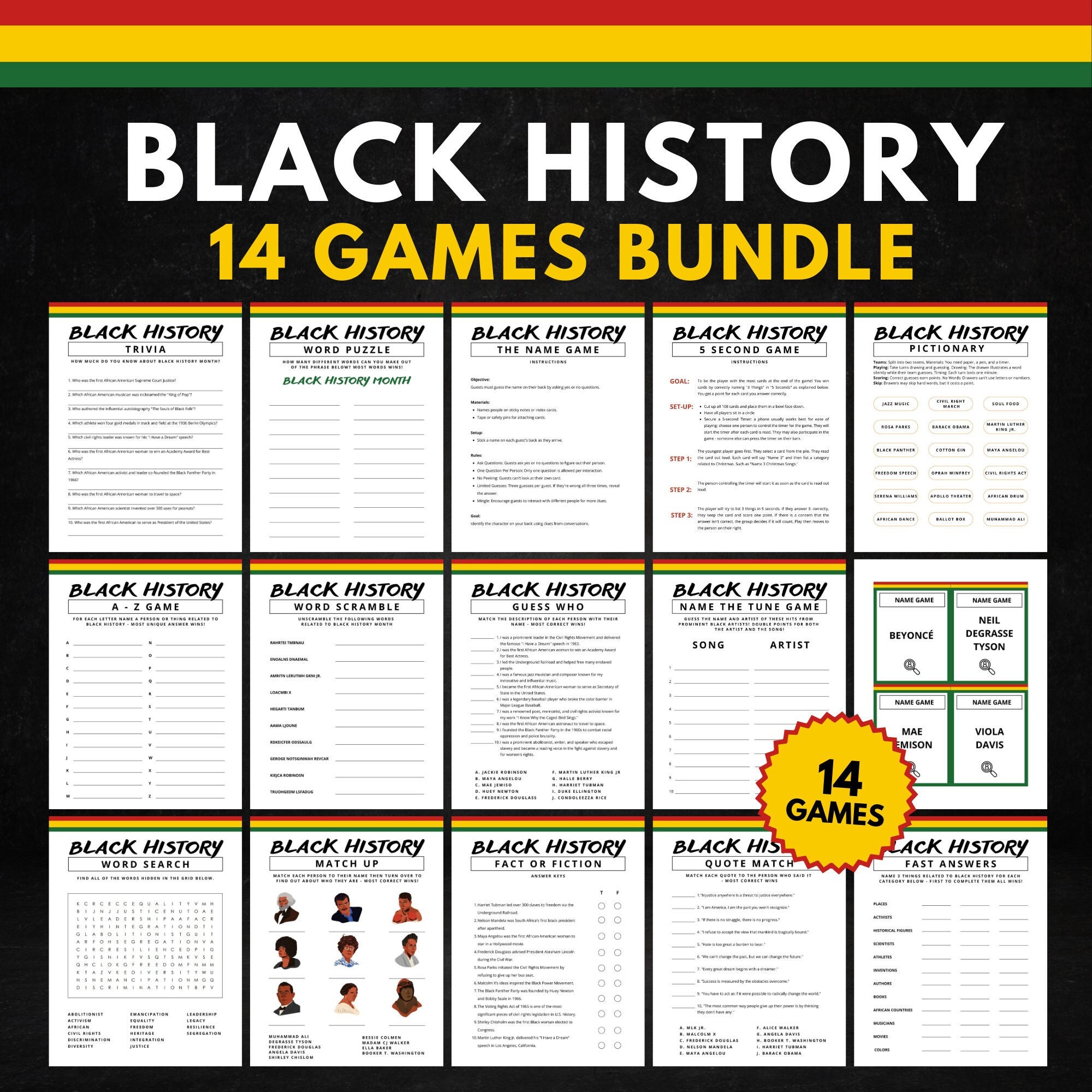 Black Trivia Games