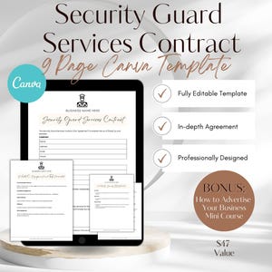 Security Contract Proposal Template - Etsy
