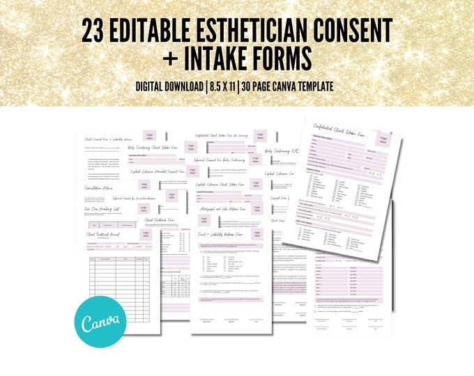 Editable Fitzpatrick Skin Type Form, Client Intake Form, Fitzpatrick ...