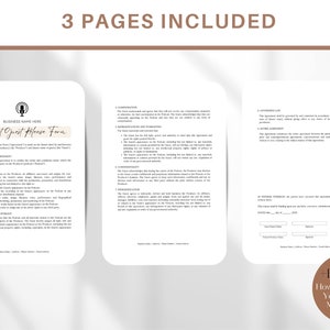 Podcast Guest Release Form Template: Editable Canva Contract - Etsy
