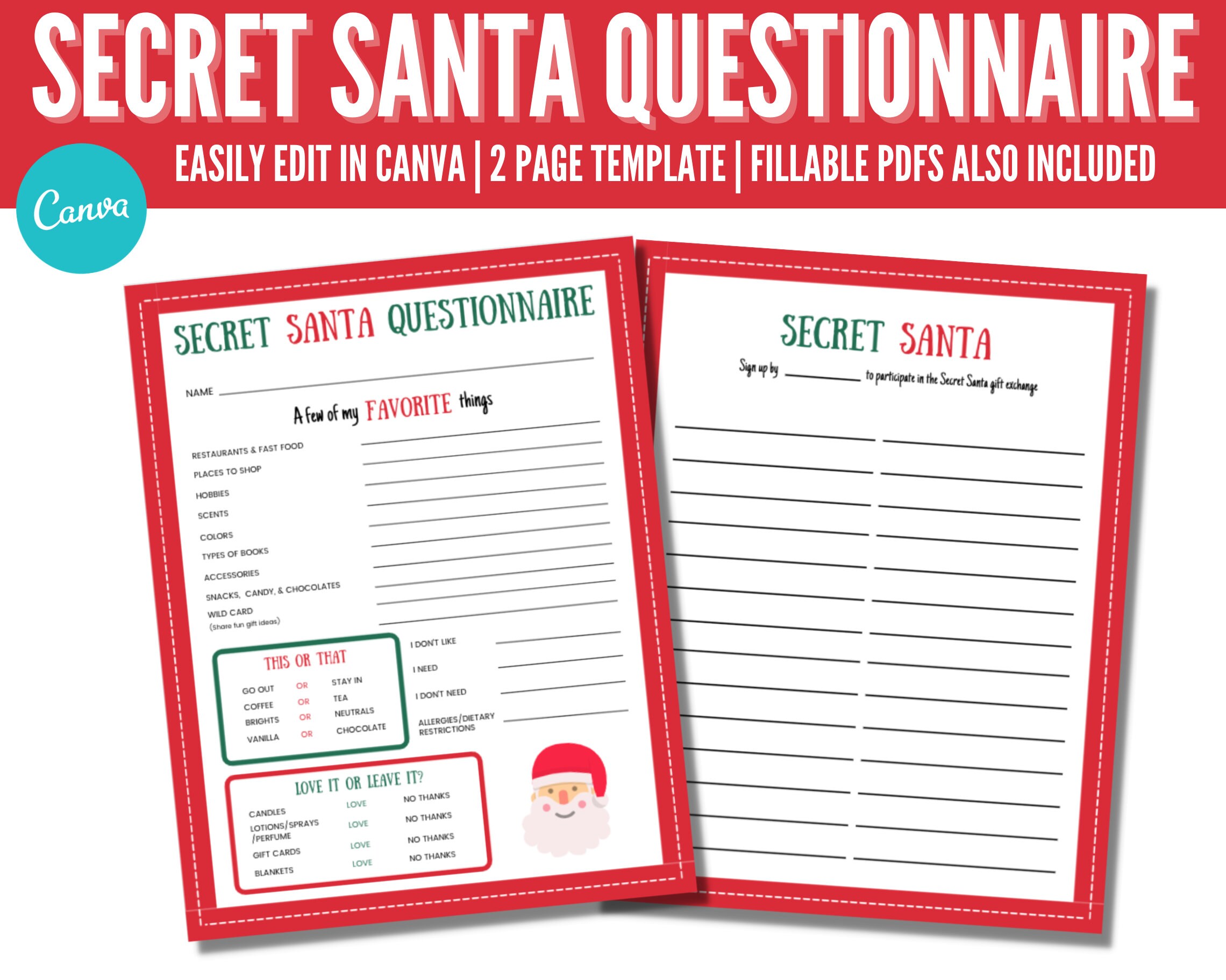 Fun Questionnaire Template