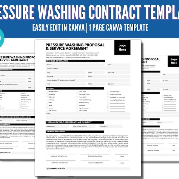 Estimate Template - Etsy