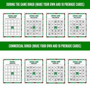 Football Party Games, Bowl Party Games, Super Football Bingo ...