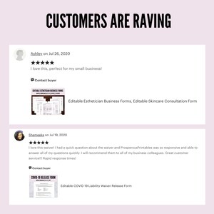 Editable Client Feedback Form, Spa Client Feedback Form, Massage Client ...