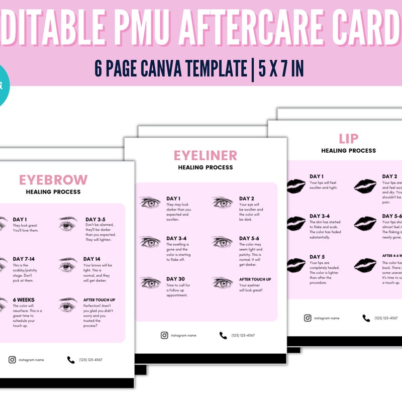 Microblading Aftercare - Etsy