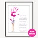 I'm Growing Like a Flower Handprint Art, Flower Handprint Kit ...