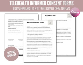 Telehealth Forms - Etsy