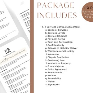 IT Support Contract, IT Support Contract Template, It Support Service ...