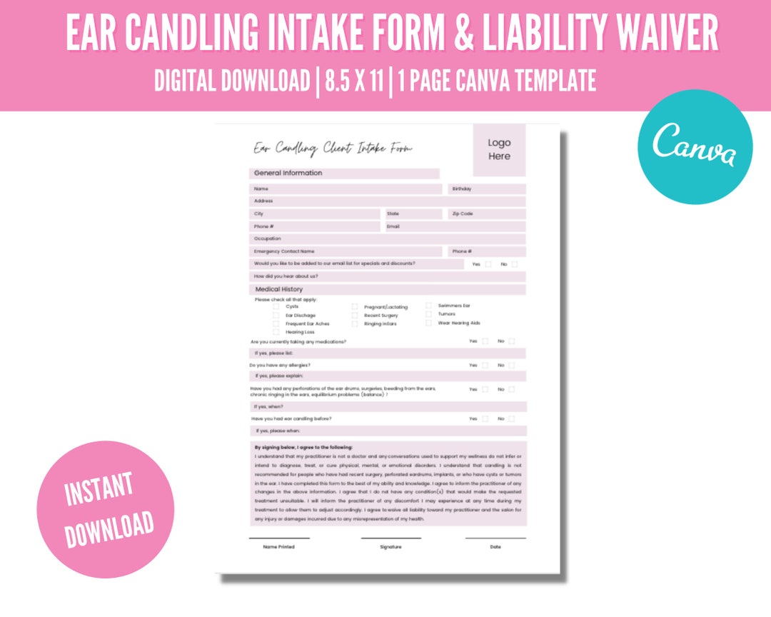 Hopi Ear Candling Consent Form at Charles Kintore blog