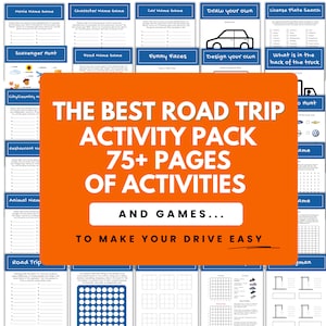 Road Trip Games Printable, Road Trip Bingo, Road Trip Scavenger Hunt ...