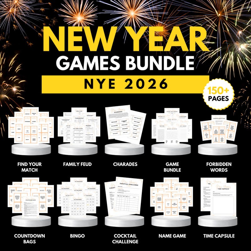 Nye Games for Adults 2026 - Etsy