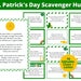 St Patricks Day Scavenger Hunt, Saint Patricks Day Treasure Hunt ...