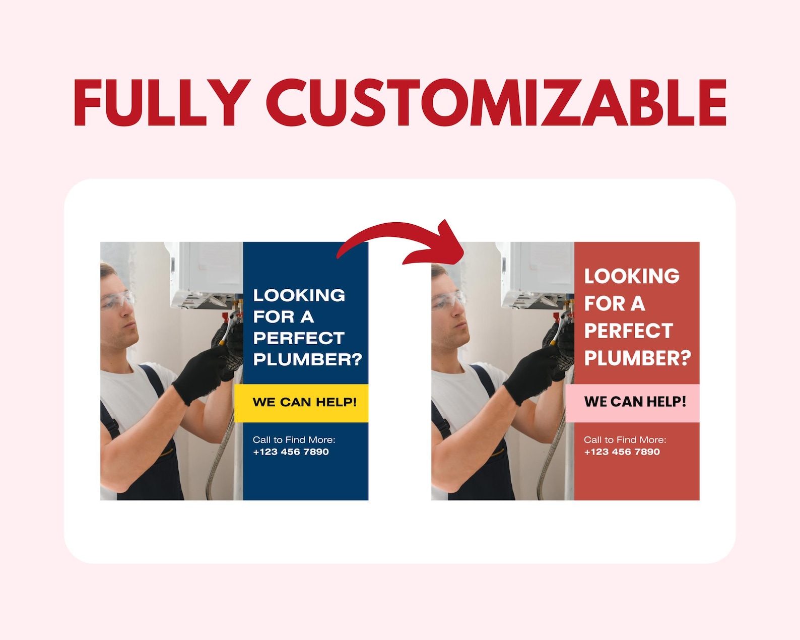 Plumber Instagram Templates: 100+ Social Media Posts (canva Editable ...