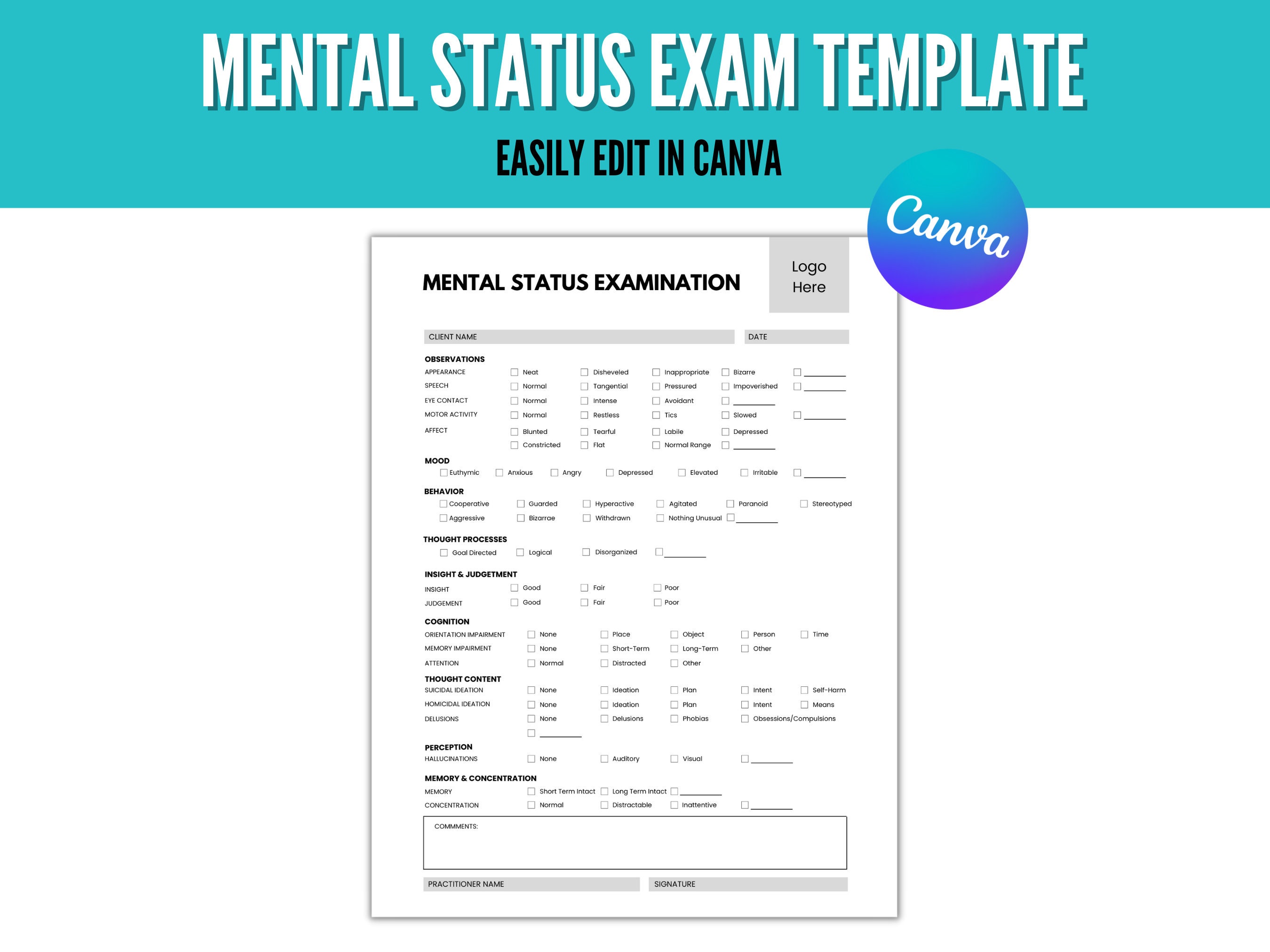 Mini Mental Status Exam Worksheet 24 Mini Mental Status Exam Form