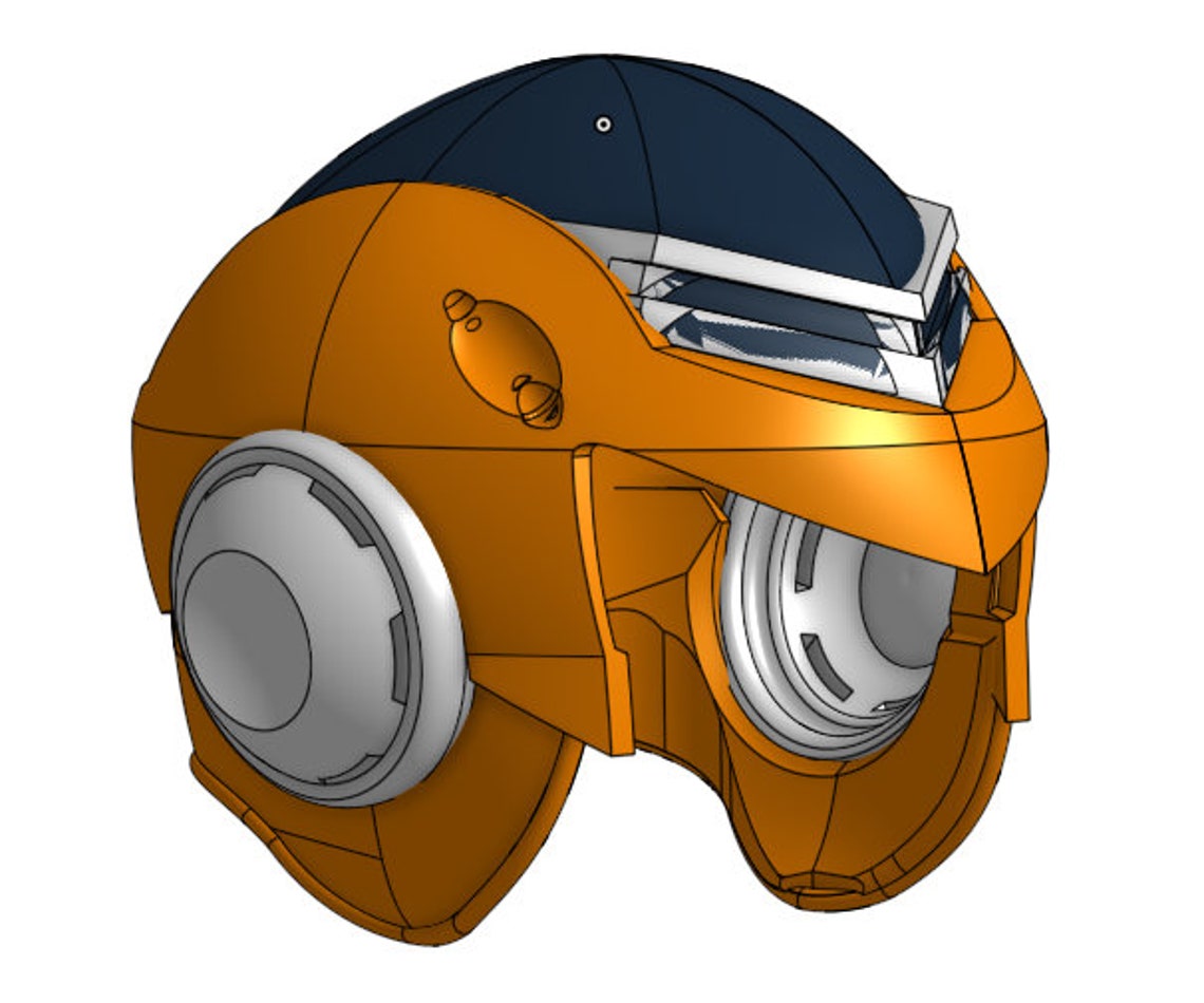 3D Printable Great Saiyaman Helmet (dragonball Z) - Etsy