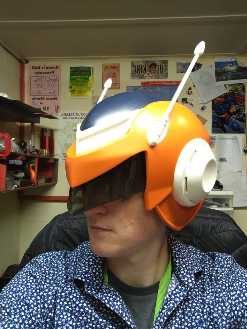 3D Printable Great Saiyaman Helmet (dragonball Z) - Etsy
