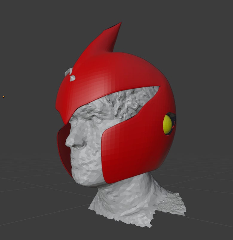 3D Printable Protoman.exe Helmet Megaman Battle Network - Etsy