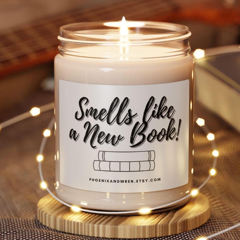 Book Scented Candle - Etsy