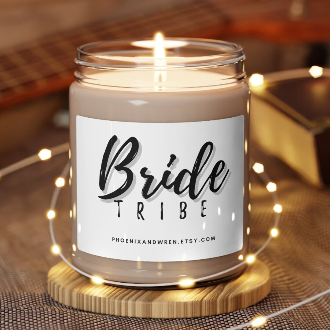 Sweet Bride Tribe Scented Soy Candle 9 Oz Gift for Bridesmaids Wedding ...