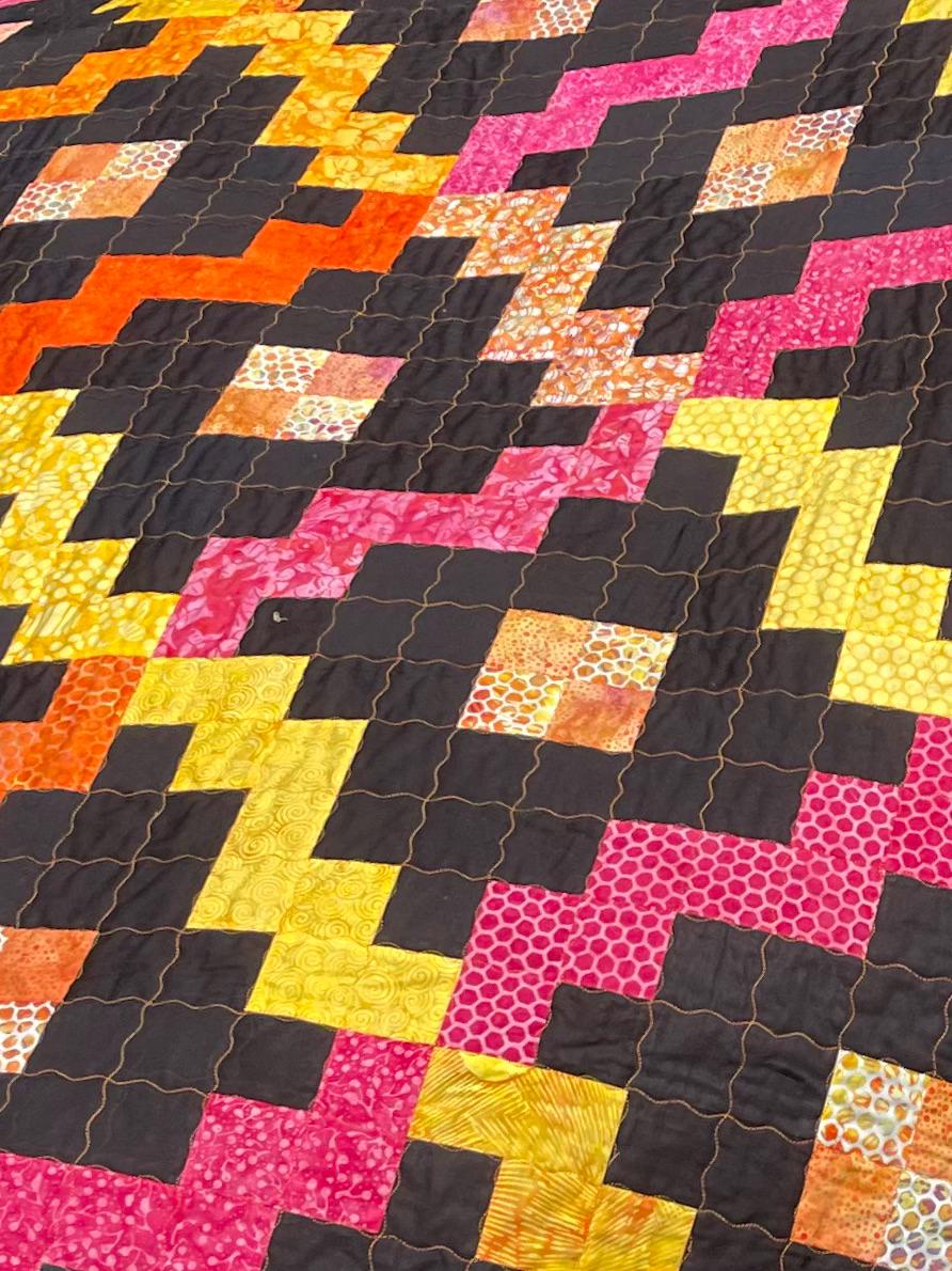YAMINI - Jelly-roll Quilt Pattern for Beginners, Simple Design ...