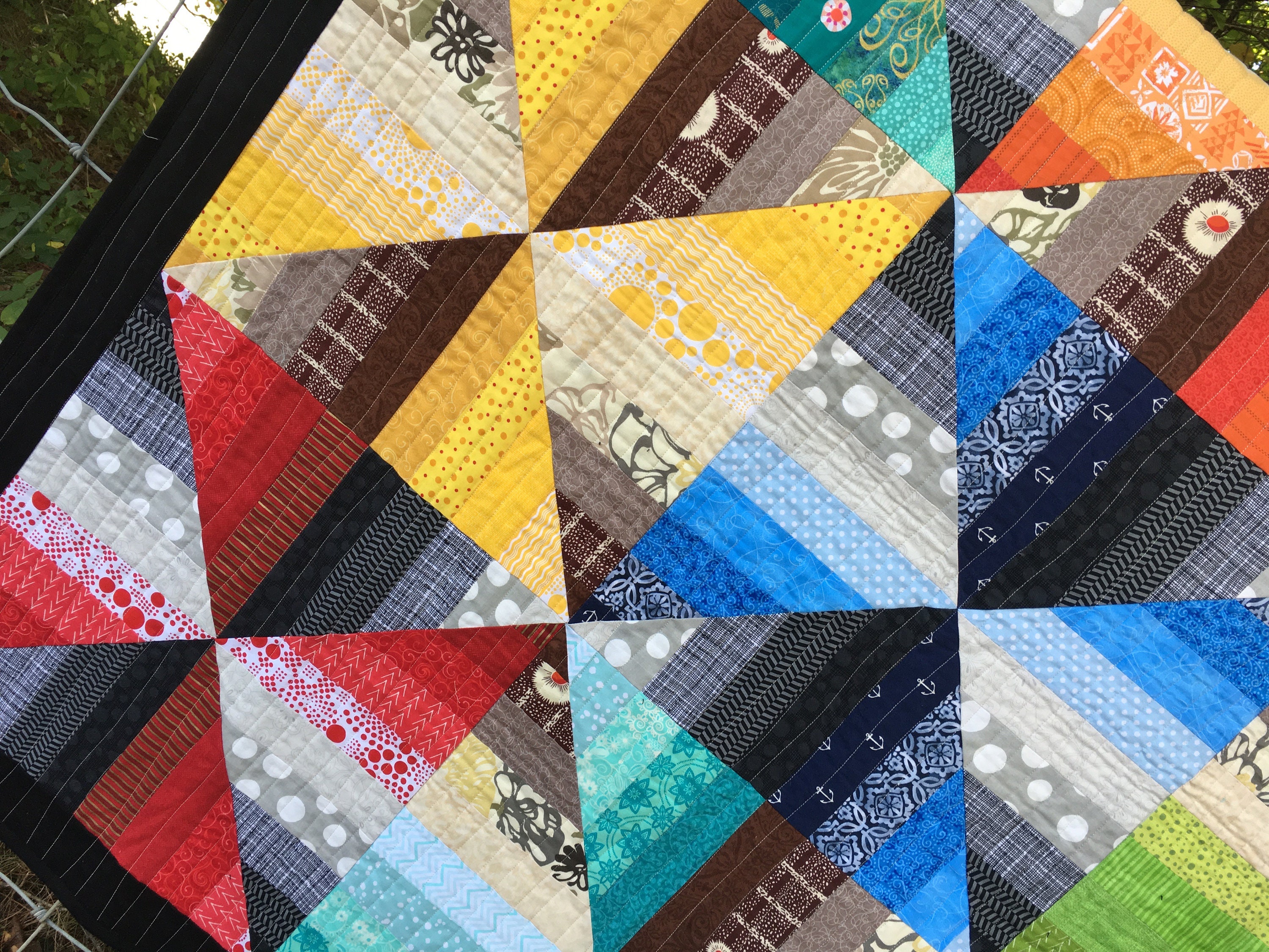 Multicolored Handmade Quilt, Chic & Modern, Dramatic Effect, Range of ...