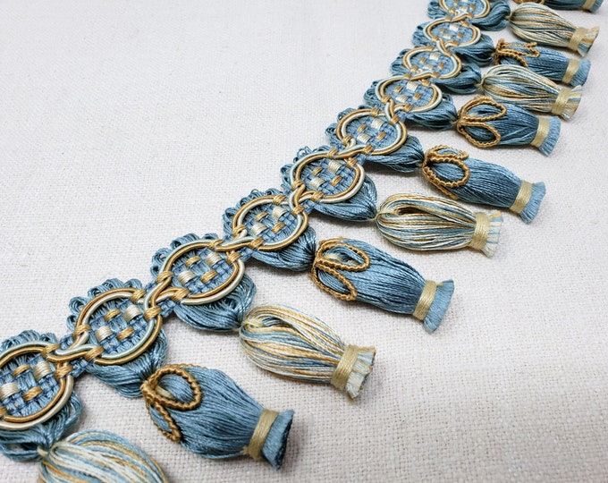 Vintage Tassel Fringe, High End Fringe, Drapery Fringe, Designer Tassel ...