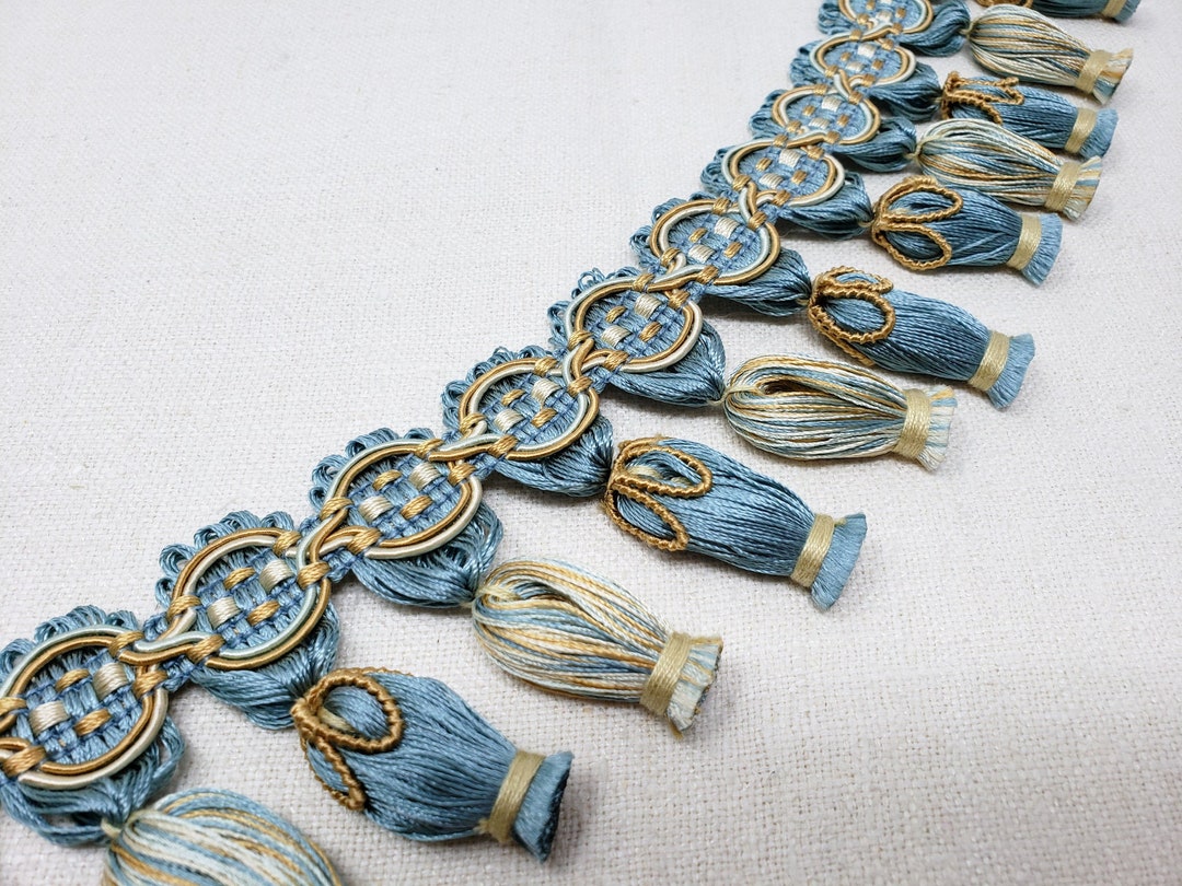 Vintage Tassel Fringe, High End Fringe, Drapery Fringe, Designer Tassel ...