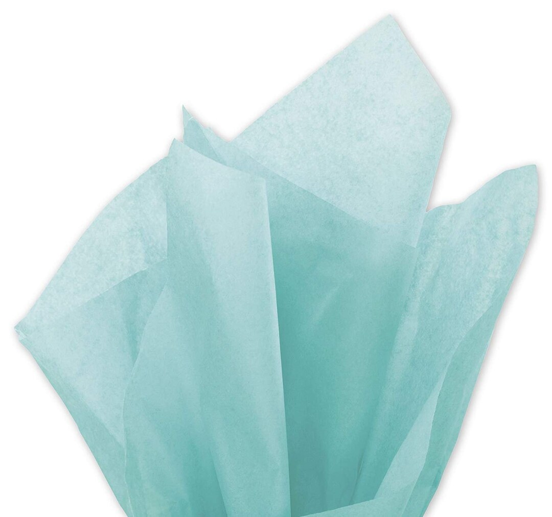 Aqua Blue Tissue Paper, Bulk Tissue Paper Sheets, 20 X 30 - Etsy