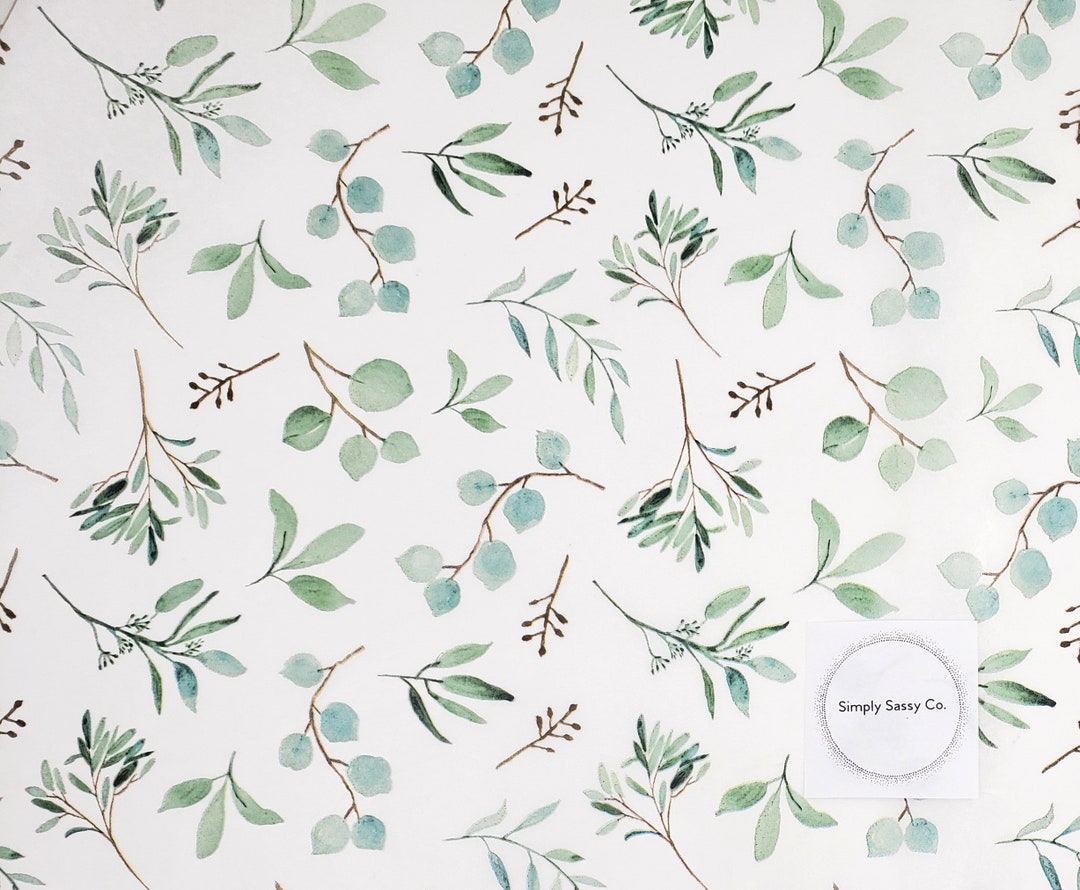 Eucalyptus Tissue Paper, Botanical Tissue Paper, Spring Tissue Paper 20 ...