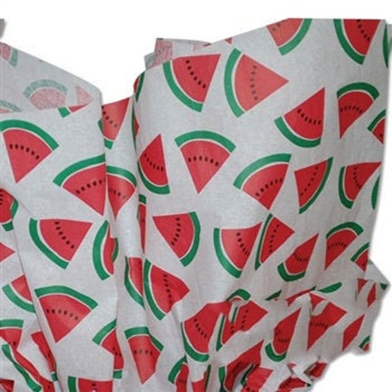 Watermelon Tissue Paper Watermelon Gift Paper Large Tissue - Etsy