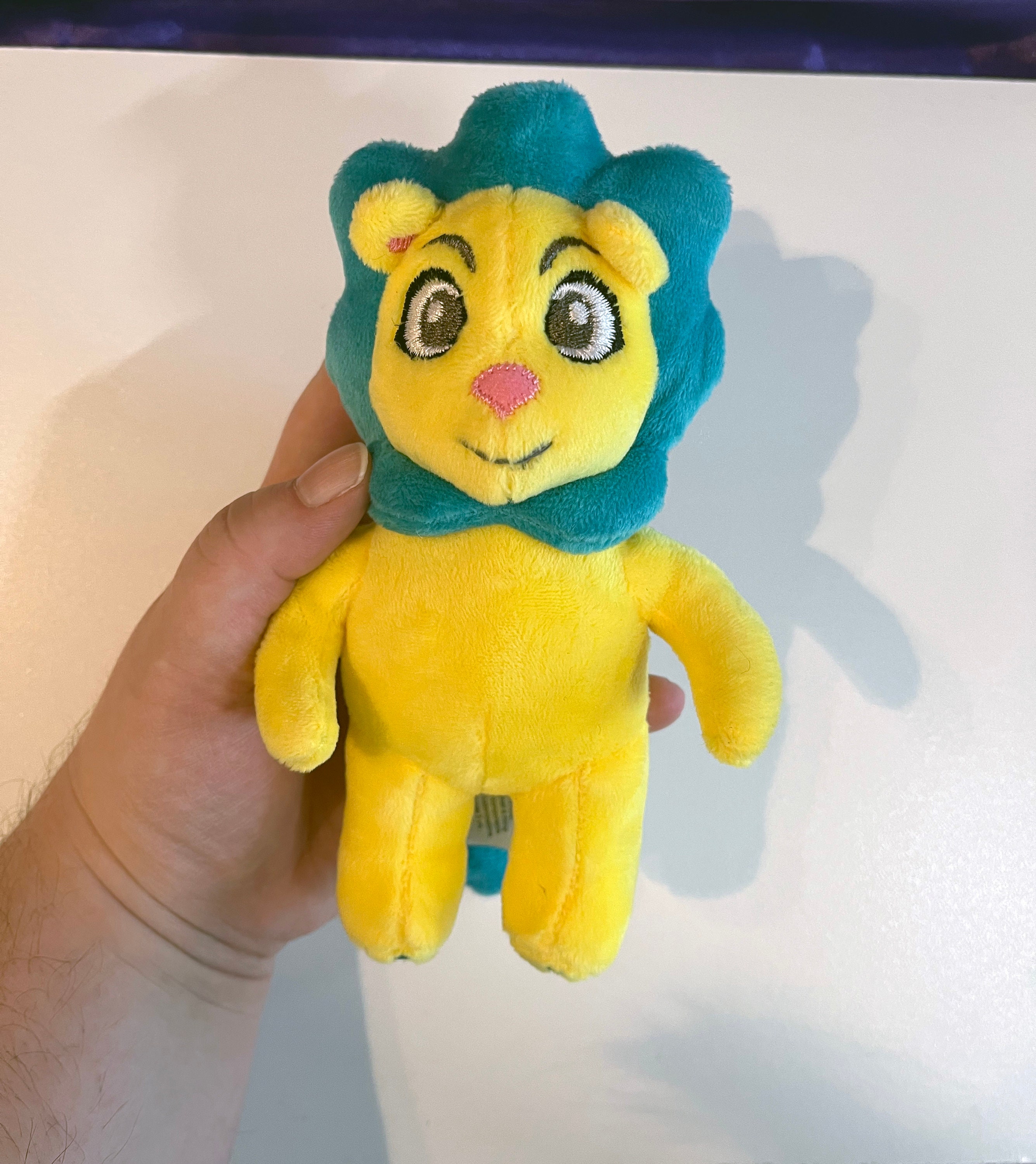 Teal Lion Plush, 6 Inch Stuffed Animal - Etsy