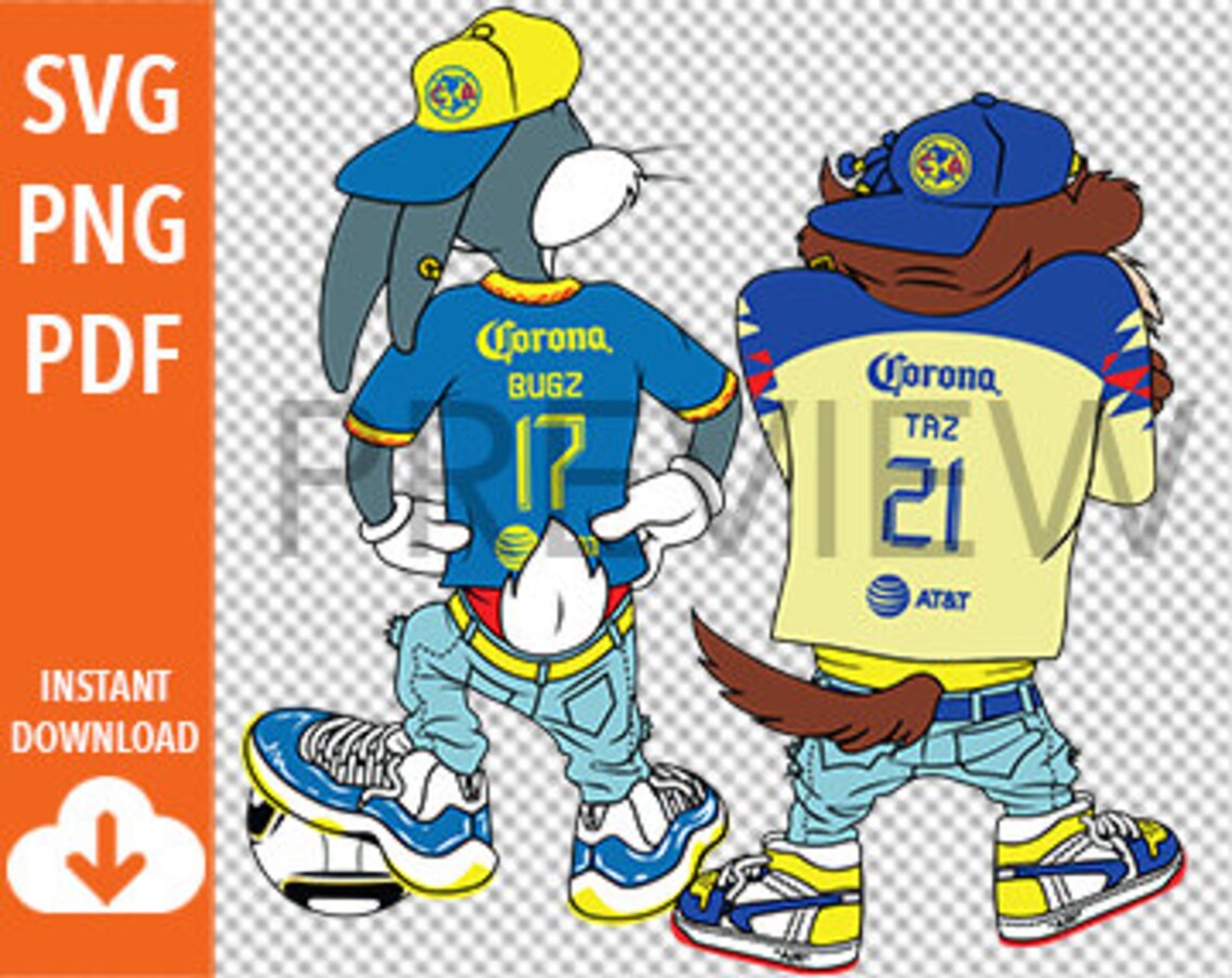 America Futbol Fans, America Soccer Fans- Digital Art Download Svg, Pdf ...