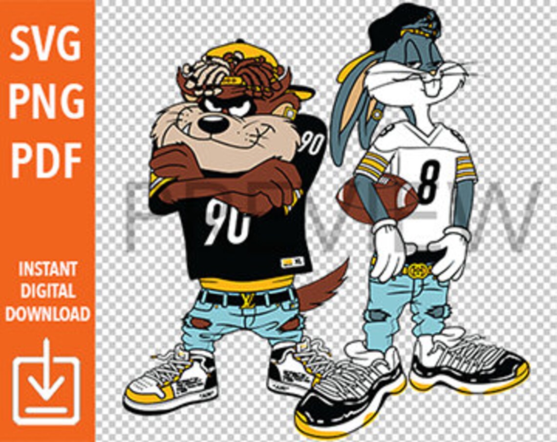 Pittsburgh Football Fans Digital Art Download Svg, Png, Pdf - Etsy