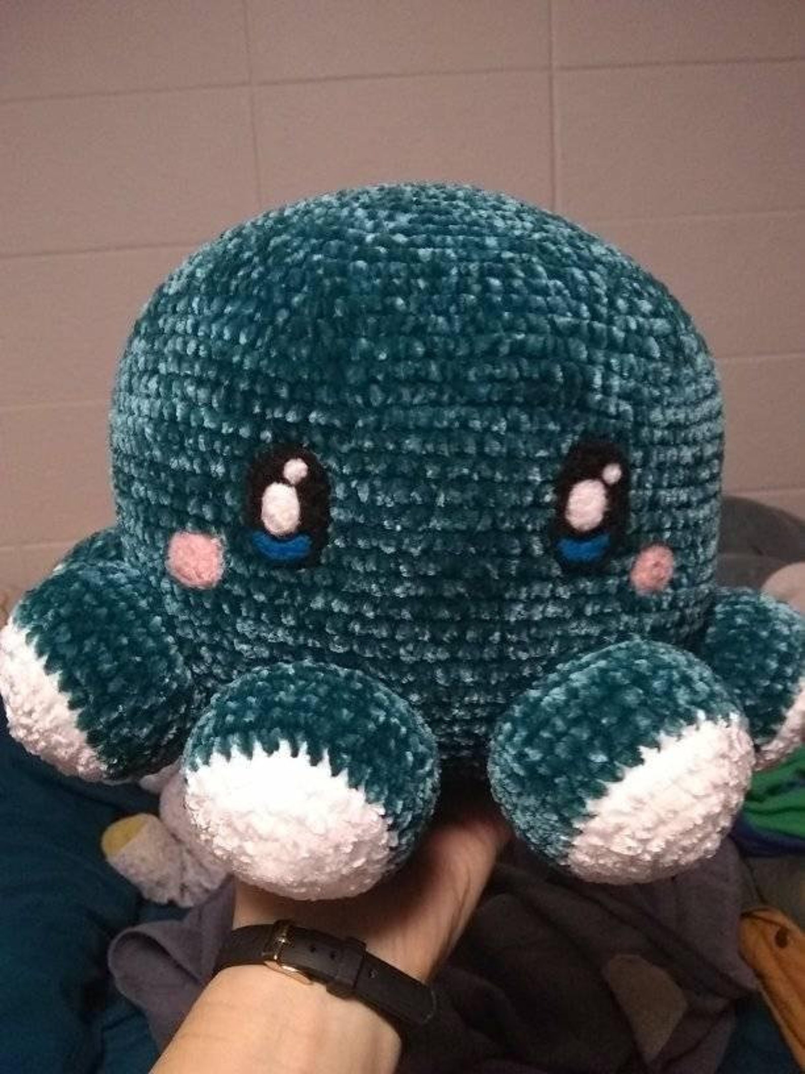 PATTERN ONLY** Giant Crochet Velvet Octopus Pattern - Etsy