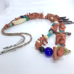 Vintage Custom-designed Treasure Necklace, Multi Stone Handmade Tribal ...