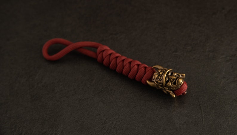 Japanese Masked Samurai Paracord Lanyard - Etsy