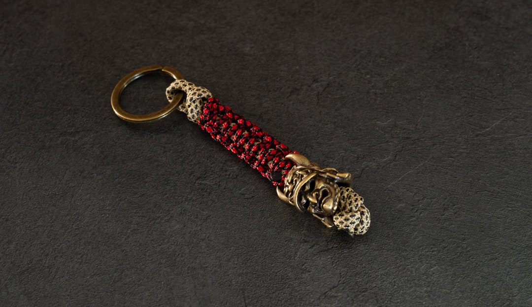 Japanese Samurai Masked Keychain - Etsy