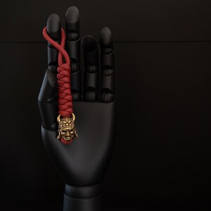 Japanese Masked Samurai Paracord Lanyard - Etsy