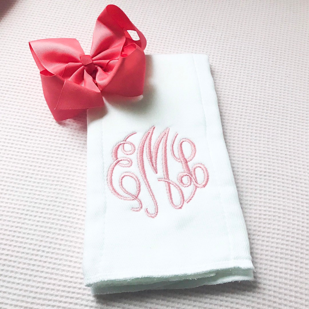 Personalized Burp Cloth, Baby Burp Cloth, Monogrammed Burp Cloth ...