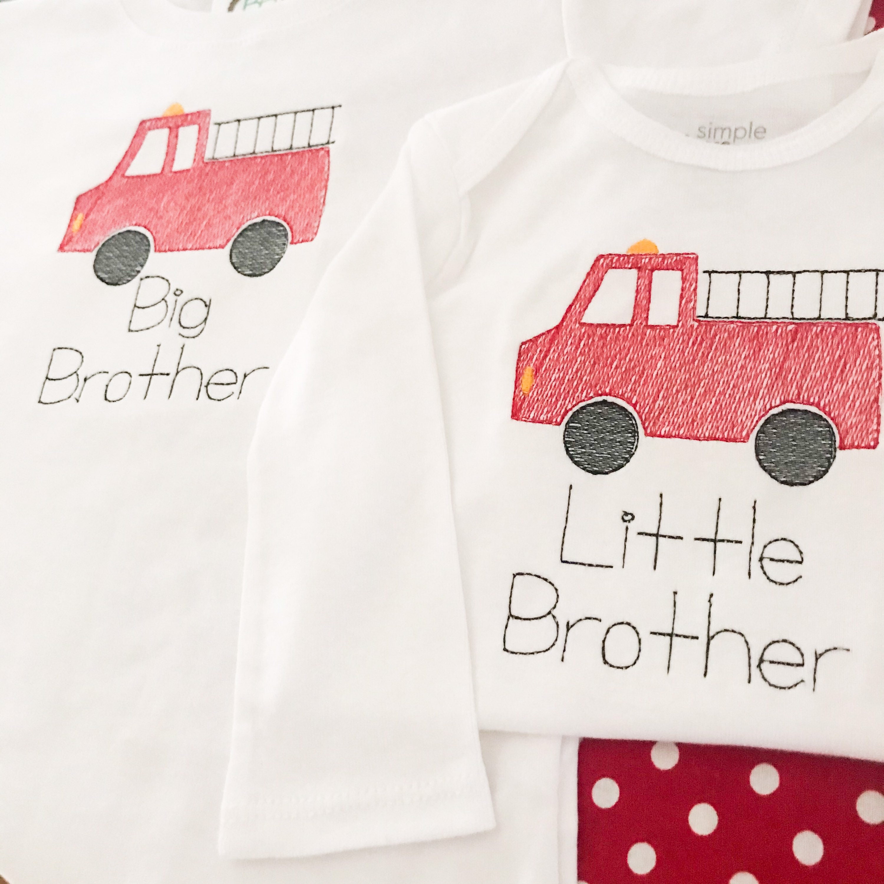 Fire truck outfit Fire truck onesie outfit little boy fire | Etsy