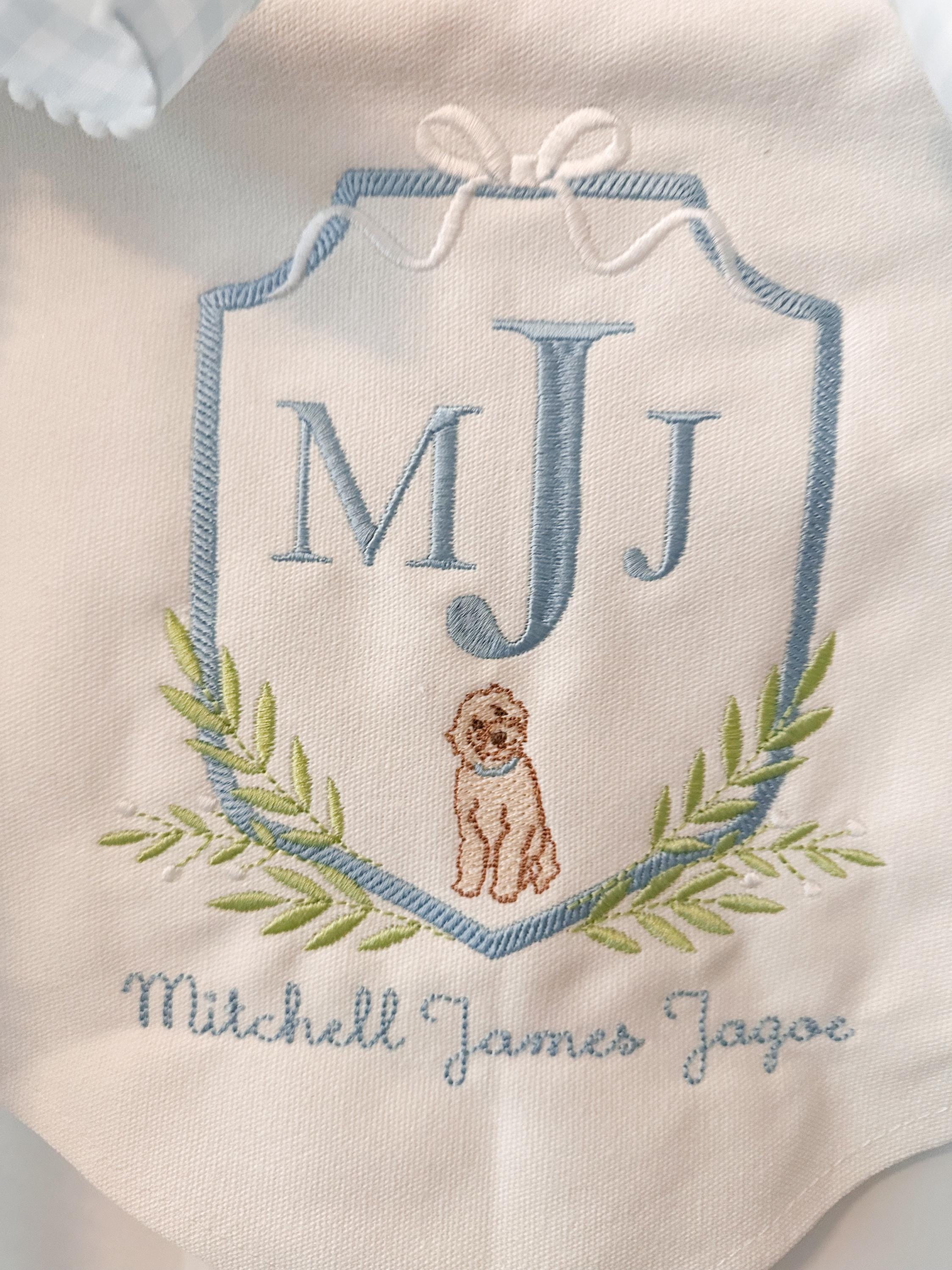 Baby Dog Banner, Baby Door Hanger, Newborn Announcement, Decor, Dog ...