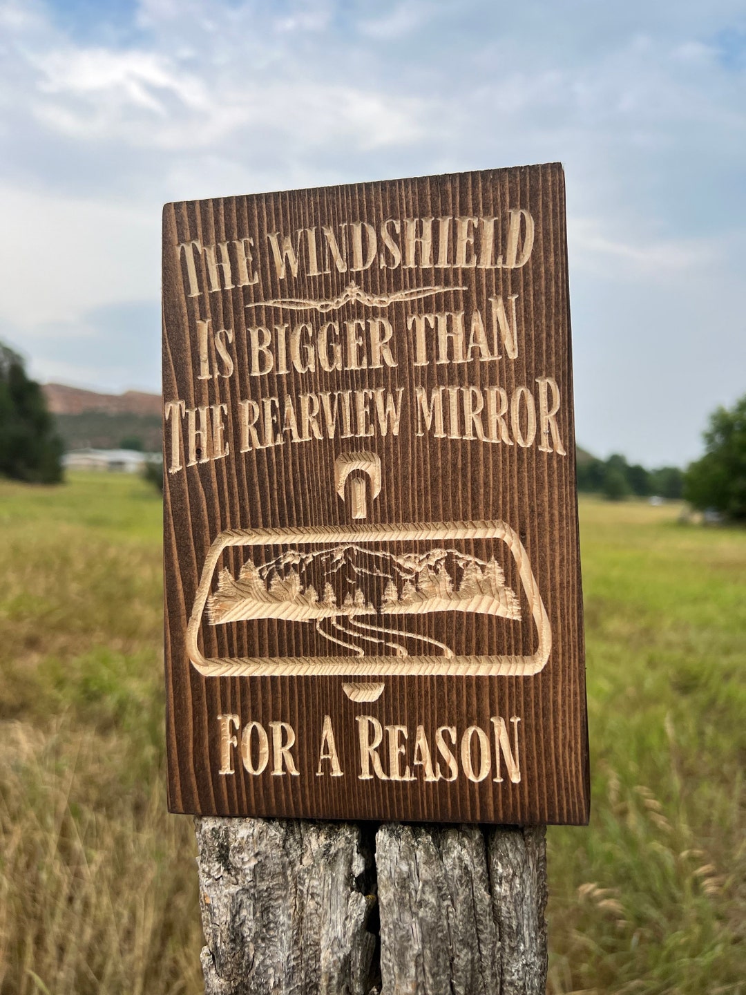 Rearview Window- Jelly Roll- Rustic Sign - Etsy