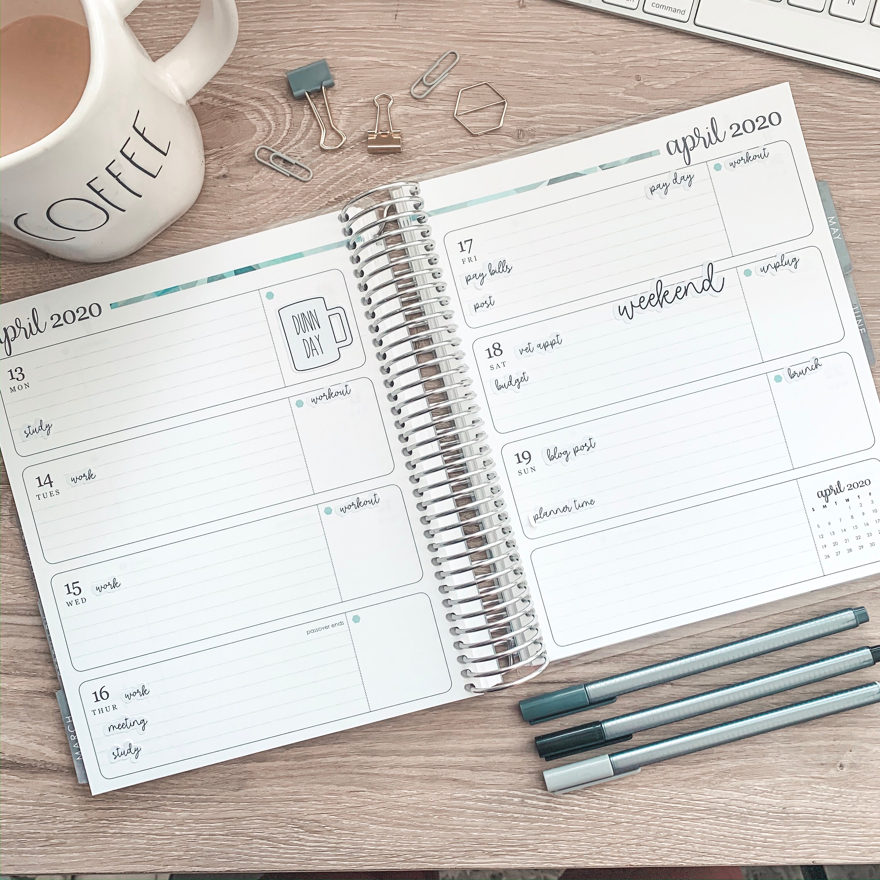 Printable Rae Dunn Inspired Planner Stickers for the Cricut - Etsy