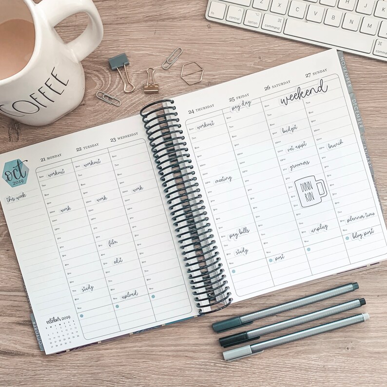 Printable Rae Dunn Inspired Planner Stickers for the Cricut - Etsy